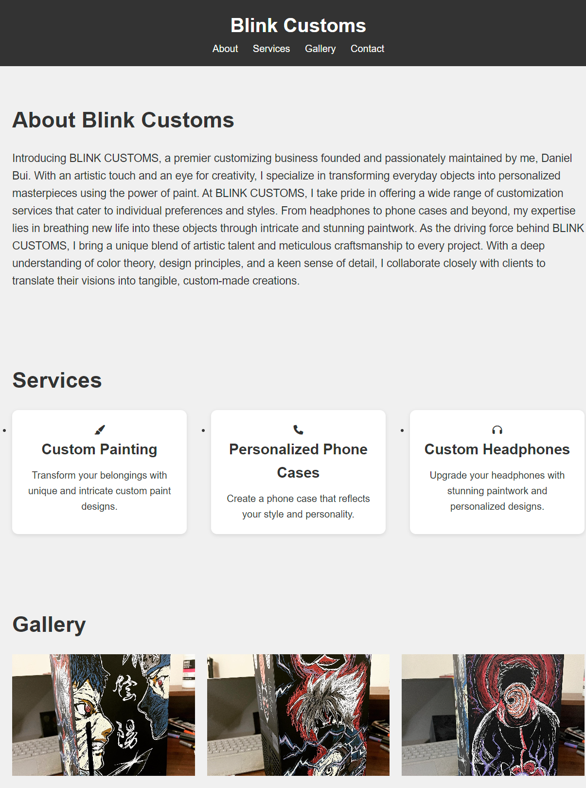 Zekes Portfolio Website